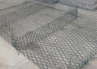 China 5 Twist 3 ×1×0.3m GI Wire Galvanized Gabion Box Mattress For Seashore Protection for sale