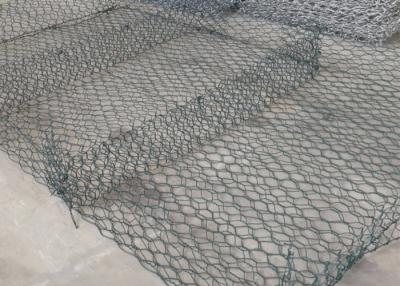 China 5 Twist 3 ×1×0.3m GI Wire Galvanized Gabion Box Mattress For Seashore Protection for sale