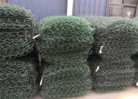 China Hexagonal 2.5mm Gabion Mesh Baskets 50x60mm Woven Fish Cage Netting for sale