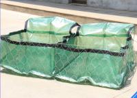 China Hexagonal Metal Gabion Mesh Basket 1.0x1.0x0.5m PVC Coated for sale