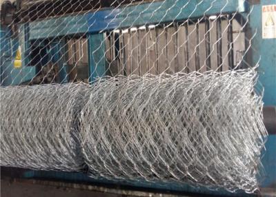 China Hexagonal Galvanized Gabion Boxes 80x120mm Mesh River Bank Protective for sale