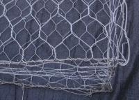 China 60mm×80mm 4x1x1m Hexagonal Gabion Box PE Coated For Shoreline Protection for sale