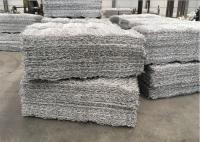 China 60mm×80mm 4x1x1m Hexagonal Gabion Box PE Coated For Shoreline Protection for sale