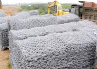China 5 Twist 3 ×1×0.3m GI Wire Galvanized Gabion Box Mattress For Seashore Protection for sale