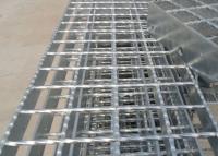 China 25x5 30x3 Serrated Steel Grating 15mm Bearing Pitch for sale