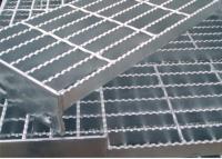 China 25x5 30x3 Serrated Steel Grating 15mm Bearing Pitch for sale