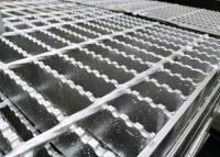 China Steel Walkway Galvanized Serrated Bar Grating Anti Corrosion 6mm Cross Twisted Bar for sale