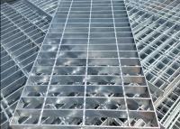 China Durable Antiwear Steel Floor Plain Bar Grating 8x8 Heavily Galvanized for sale