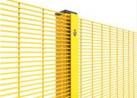 China Hot Dipped Galvanized 358 Security Anti Climb Mesh Fence 2.4m Clear View for sale