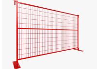 China Red Canada Temp Fence Panels Bunnings 6×9.5ft 50x200 PVC Coated for sale