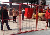 China 1.5mm 6'×9.5' Portable Security Temporary Construction Fence Panel Q235 for sale