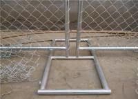 China Hot Dipped Galvanized Chain Link Temporary Construction Fence Panel 14ft 50×50mm for sale