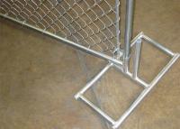China 11 Gauge Portable 6x8 Chain Link Fence Panels Hot Dipped Galvanized for sale