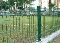 China H2.5m 3D Welded PVC Coated Wire Mesh Fence Panels 60x60x1.5mm Green for sale