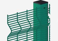 China HBGB V Folded Top RAL 2.2m Anti Climb Mesh Fence OEM Anti Cut for sale