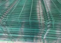 China Pre Galvanized PVC Coated Green 3D Welded Wire Mesh Fence 4mm 2 Curvy for sale