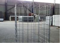 China Flood Barrier Fence 6mm Welded Gabion Box Square Hole Galvanized for sale