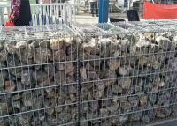 China Stone Cages Wall Welded Mesh Gabion 4mm Wire Gauge 5x5 Cm Hole for sale