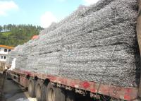 China Woven Gabion Mesh Basket 2m X 1m X 1m Standard Size Galvanized Hexagonal for sale