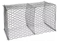 China Triple Twisted 80x100mm Gabion Mesh Baskets Rock Stone River Bank Protection for sale