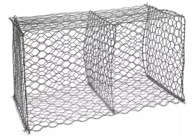 China Triple Twisted 80x100mm Gabion Mesh Baskets Rock Stone River Bank Protection for sale