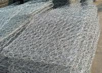 China 8 X 10cm Pvc Coated Hexagonal Wire Mesh Gabion Protecting Dam for sale