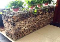 China 100 X 80 X 30cm Galvanized Gabion Box Welded Reinforced Stone Fence for sale