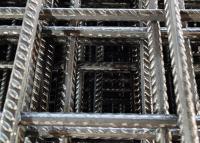 China Customized Concrete Reinforcement Welded Wire Mesh Non Galvanized Ribbed Bar Steel 6 Gauge for sale