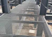 China Toothed Driveway Serrated Galvanized Steel Grating Anti Slip 32x5mm Bar for sale