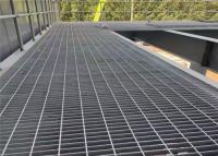 China Semi Inset Platform Press Locked Steel Grating Welded Plain Bar Floor for sale