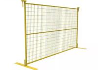 China 10ft Hoarding Prefab Houses Temp Construction Fence Panels Safety for sale