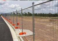 China Australia Type Temporary Construction Fence Panel Hot Galvanized 2.1x2.4m for sale