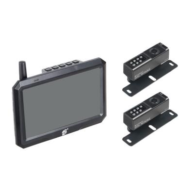 China 5 Inch IPS Monitor Wireless Backup Cameras 300m Black Color Support 2 Channels for sale