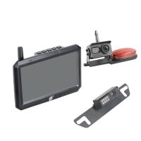 China Night Vision Wireless RV Backup Camera 5 Inch LCD Color Screen 33ft Distances for sale