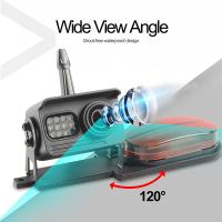 China High Brightness DVR Wireless Reverse Camera System Metal Material Black Color for sale