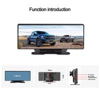 China 12 Inch Touch Screen Dash Cam Backup Camera DVR Recorder AHD Receiver for sale