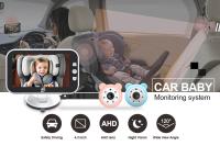 China 4.3 Inch Color Monitor Baby Car Mirror Camera Power Supply 9V - 24V for sale