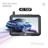 China 1080P Resolution DVR Wireless Backup Camera Monitor Black Color Metal Material for sale