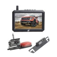 China RV Black Color DVR Wireless Backup Camera Monitor Metal Material Waterproof for sale