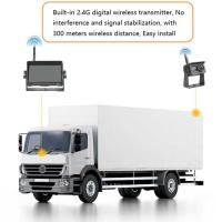 China Wireless Aluminum Alloy Truck Rearview Camera Waterproof With Night Vision for sale