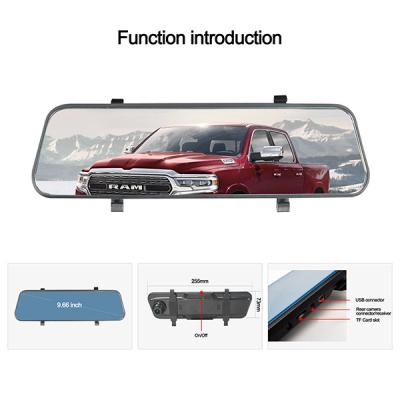 China 10-inch AHD digital wireless Dash Cam with DVR system AVI Video Format for sale