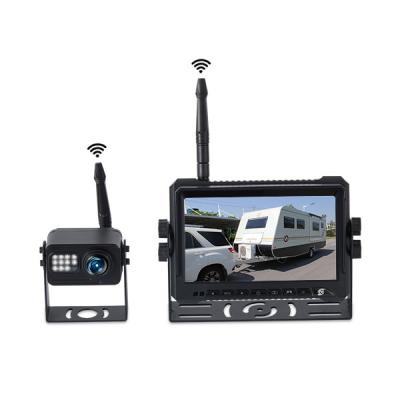 China Wireless Aluminum Alloy Truck Rearview Camera Waterproof With Night Vision for sale