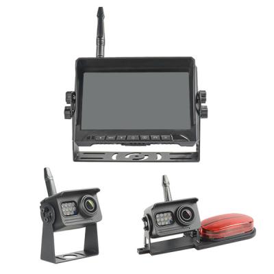 China Night Vision 33ft RV Wireless Backup Camera 7 Inch IPS Monitor Kit for sale