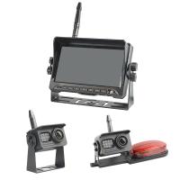 China Heavy Duty Truck Backup Camera 7 Inch Monitor DVR Recording Funtion for sale