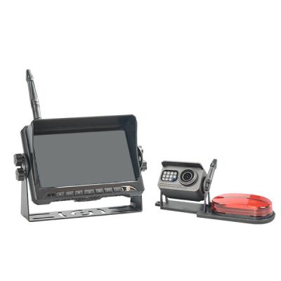 China Night Vision 7 Inch Auto Backup Camera Monitor System With LED Lamp for sale