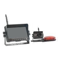 China 7 Inch Black Monitor car waterproof night vision camera With Red Lamp for sale