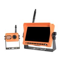 China HD 1080P Vehicle Rearview Camera 7inch Orange Color Monitor System for sale