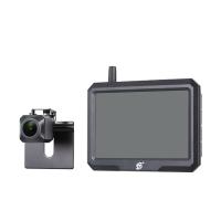 China IP68 WIFI Vehicle Rearview Camera 5 Inch Screen Set  Black Color for sale