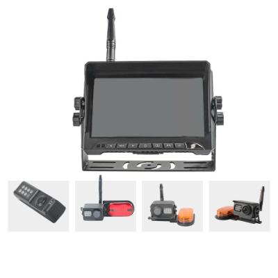 China 2.4GHz RV Wireless Backup Camera 7 Inch IPS Screen DVR Recording for sale