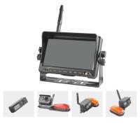 China Wireless Rearview DVR Reverse Camera Black Color 4 Cameras System for sale
